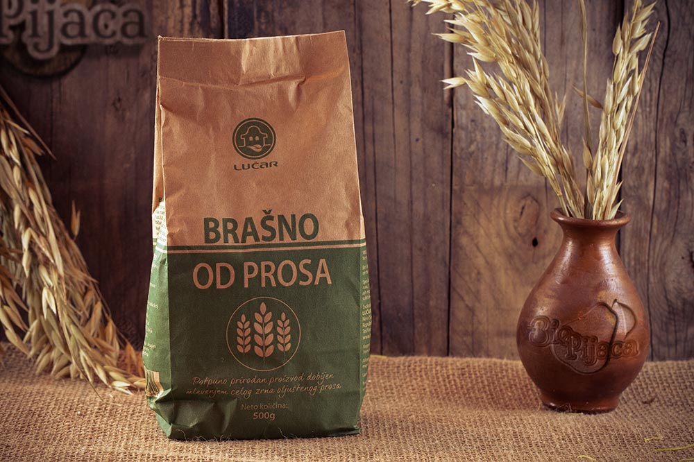 BRAŠNO PROSENO (0,5kg) – LUČAR | BioPijaca.com